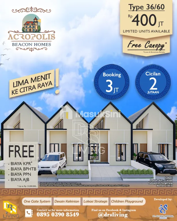 Dijual Rumah di Green lake City Cluster Amerika West Coast, Tangerang ...